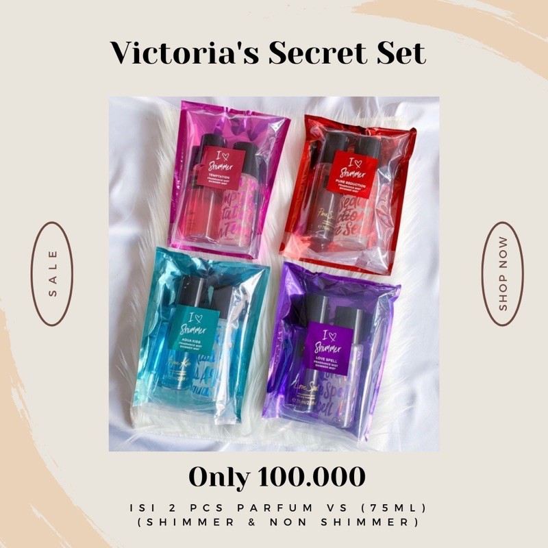 Jual VICTORIA'S SECRET SET (ISI 2 PCS) | Shopee Indonesia