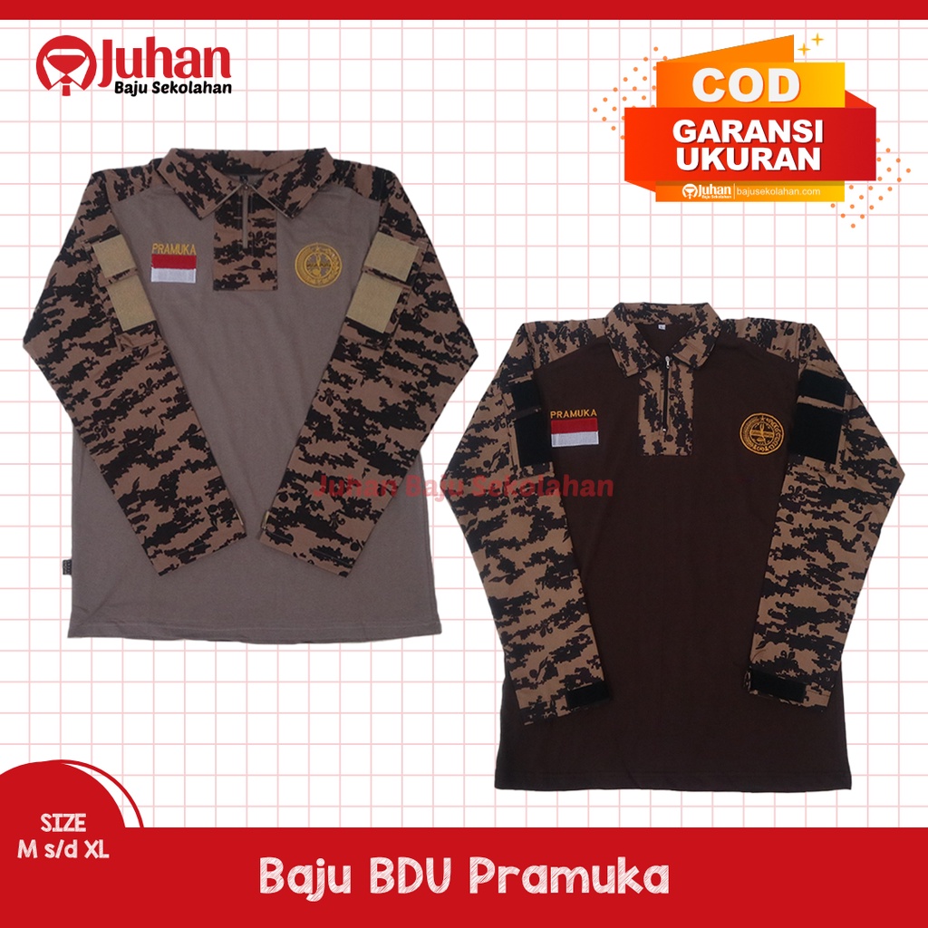 Jual Baju BDU Pramuka Loreng - Baju Pramuka Lapangan - Kaos Pramuka ... Jual Baju BDU Pramuka Loreng - Baju Pramuka Lapangan - Kaos Pramuka ...
