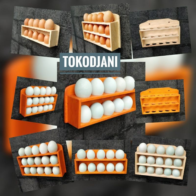 Jual TEMPAT TELUR/ RAK TELUR SUSUN (1 SET ISI 2 PC) | Shopee Indonesia