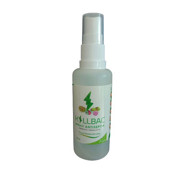 Jual KILLBAC SPRAY ANTISEPTIK 60 mL | Shopee Indonesia