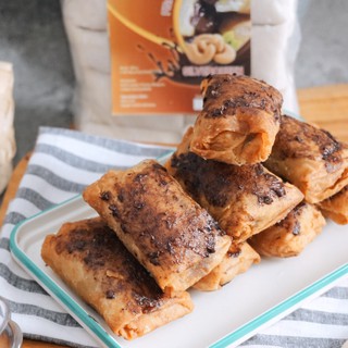 Jual Snack Frozen Pisang Lumer Coklat - Cemilan Ringan Piscok Meler ...