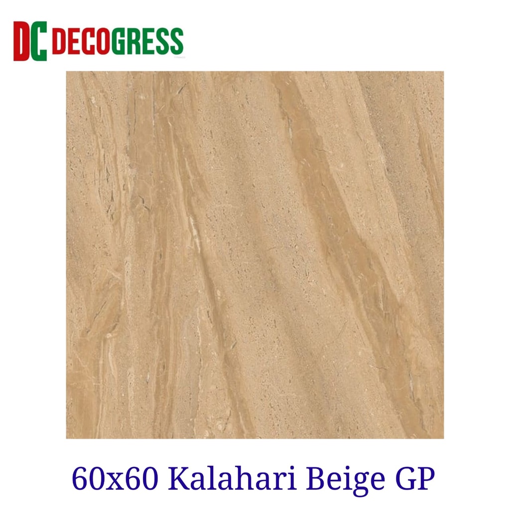 Jual DECOGRESS - Granit 60x60 Kalahari Beige GP (Glossy) | Shopee Indonesia
