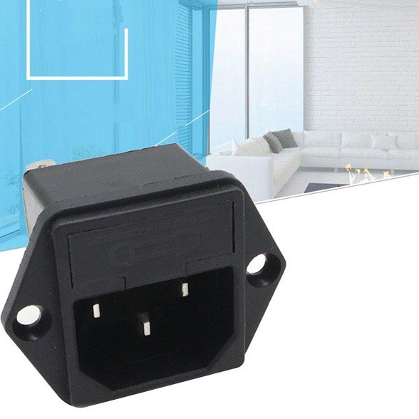 Jual Power Socket AC In AC-03 Listrik Komputer Soket F brass foot with ...