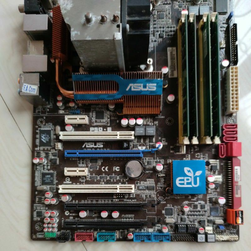 Jual MOTHERBOARD ASUS P5Q-E GREEN | Shopee Indonesia