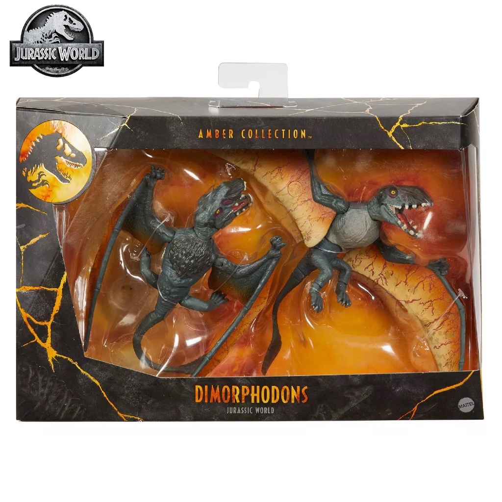 Jual JURASSIC WORLD Amber Collection Movie Dimorphodon 2-Pack Figure ...