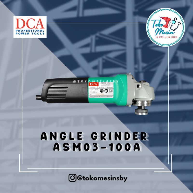 Jual DCA MESIN GERINDA 4" / ANGLE GRINDER ASM03-100A | Shopee Indonesia