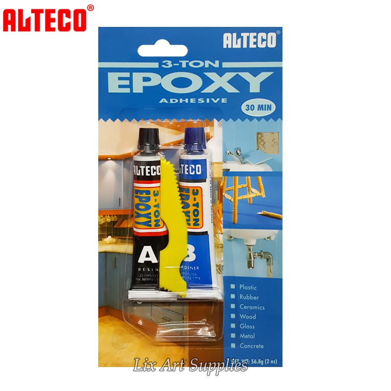 Jual Lem Alteco 3 Ton Epoxy Adhesive - 56.8 gr | Shopee Indonesia