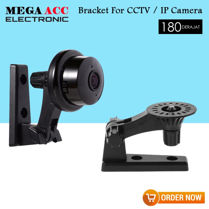 Jual Wall Mount Bracket For CCTV Ip Camera - Dudukan Kamera 180 Derajat ...