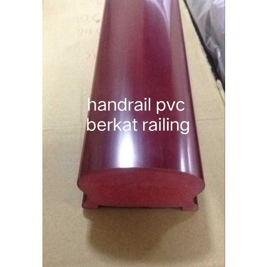 Jual HANDRAIL PVC/ Pegangan Tangga Maron profil roti 4 mtr | Shopee ...
