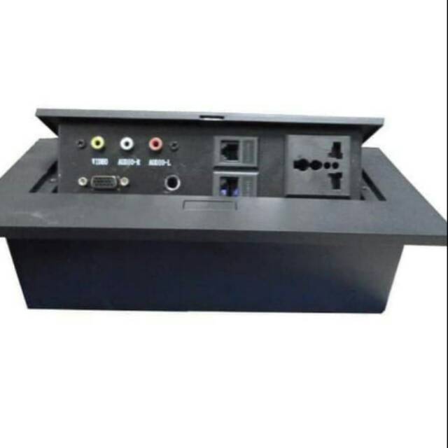 Jual BOX FLOOR SOCKET LANTAI/MEJA (1 COLOKAN LISTRIK UNIVERSAL,2 ...