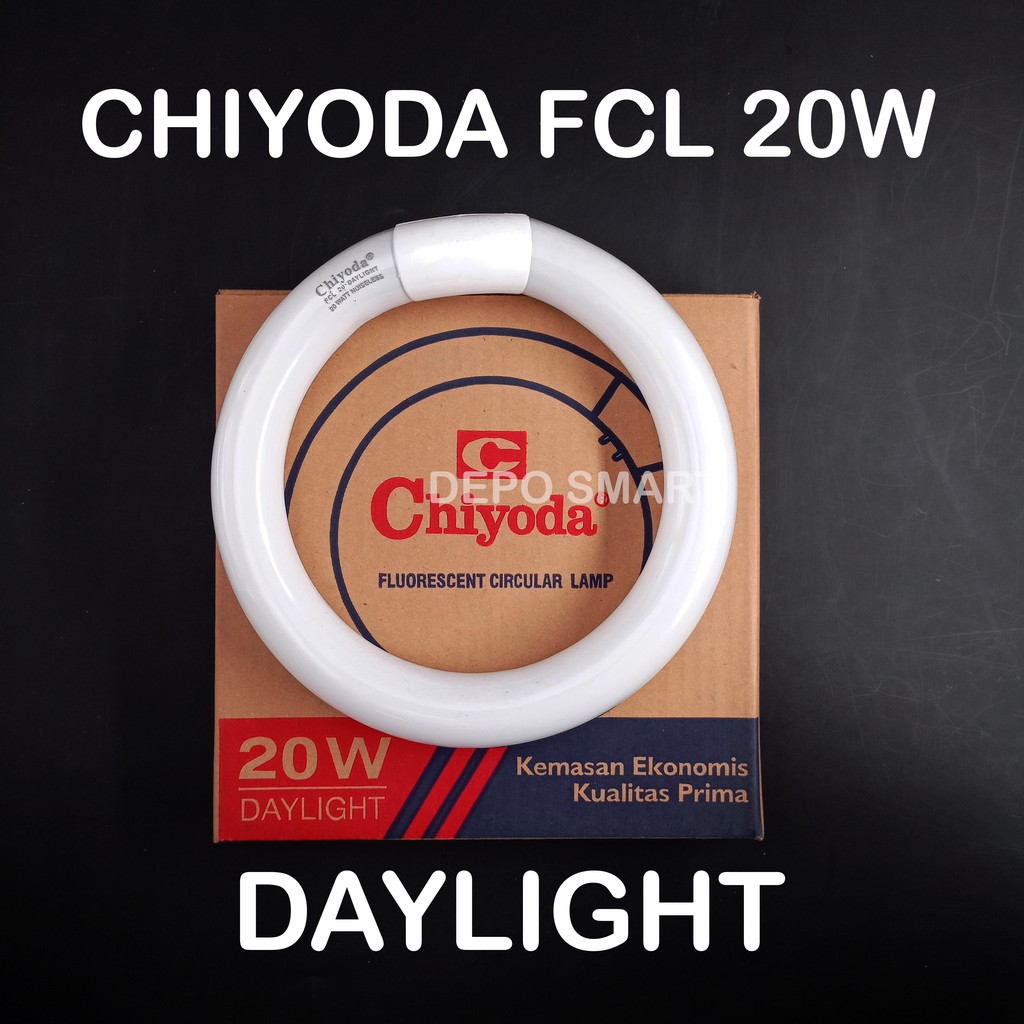 Jual LAMPU CHIYODA FCL NEON RING O 20W DAYLIGHT PUTIH - MURAH HEMAT | Shopee Indonesia