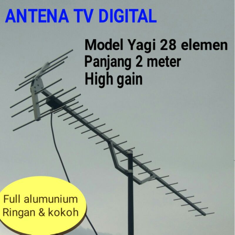 Jual Antena tv panjang 2 meter untuk siaran digital | Shopee Indonesia