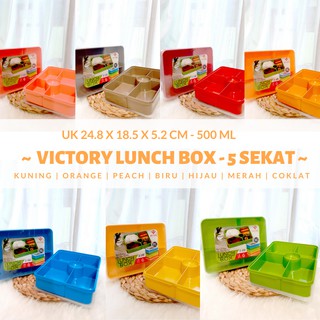 Jual box bento sekat 5 - box bento plastik beli kotak makan,Kotak Makan ...