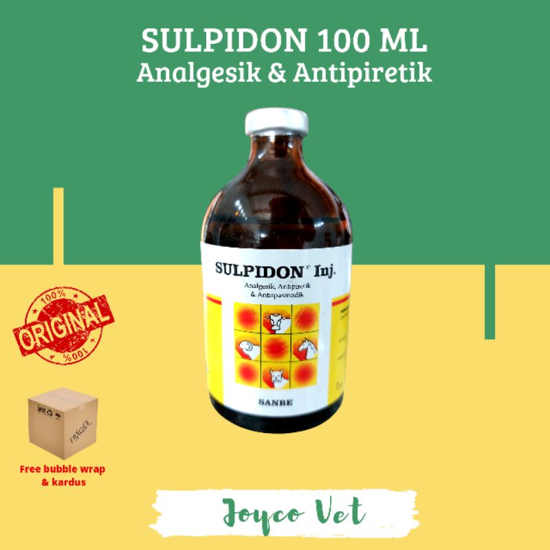 Jual SULPIDON 100 ml SANBE - Obat Pereda Sakit Hewan Analgesik ...