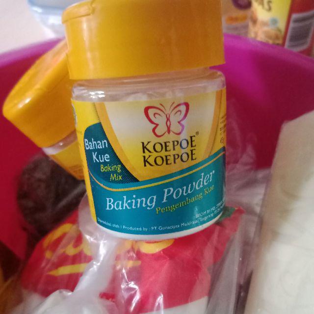 Baking Powder Koepoe koepoe pengembang kue 45 gr kupu kupu murah ...