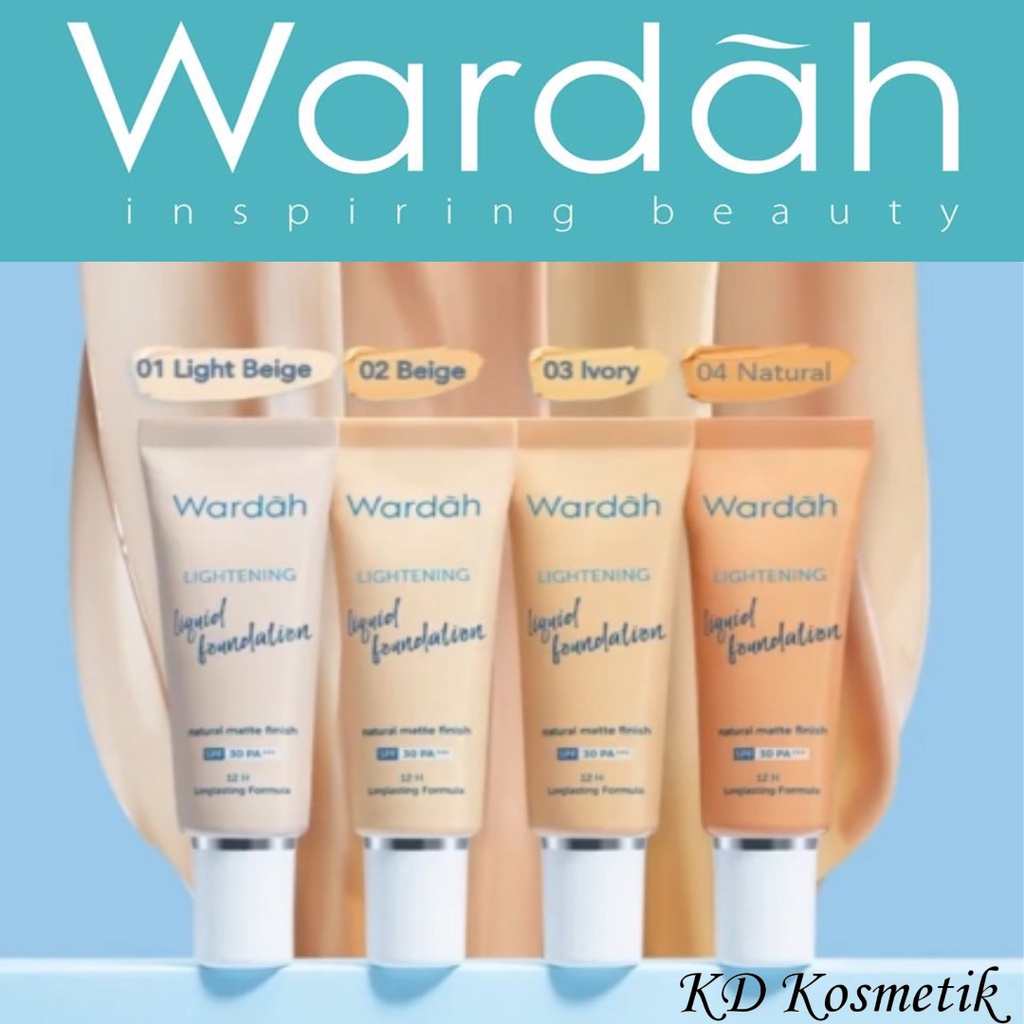 Jual Wardah Lightening liquid Foundation | Shopee Indonesia