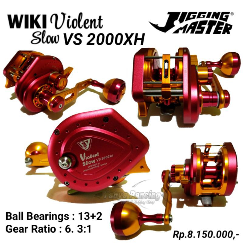 Jual Reel OH Jigging Master Wiki Violent Slow VS 2000XH [ LEFT HAND ...