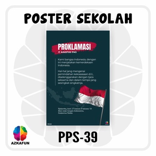 Jual Poster Sekolah PANCASILA - Poster edukasi anak - poster sumpah ...