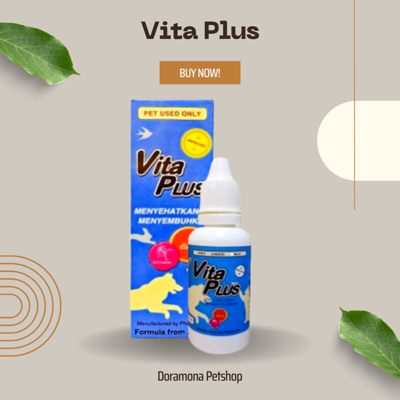 Jual Vita plus 30 ml vitamin kucing anjing kelinci hamster | Shopee Indonesia