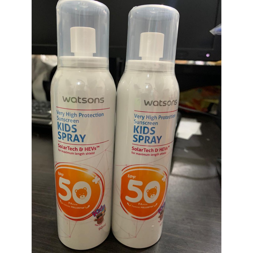 Jual WATSONS KIDS SPRAY SPF 50 / SUNSCREEN ANAK WATSONS Indonesia ...