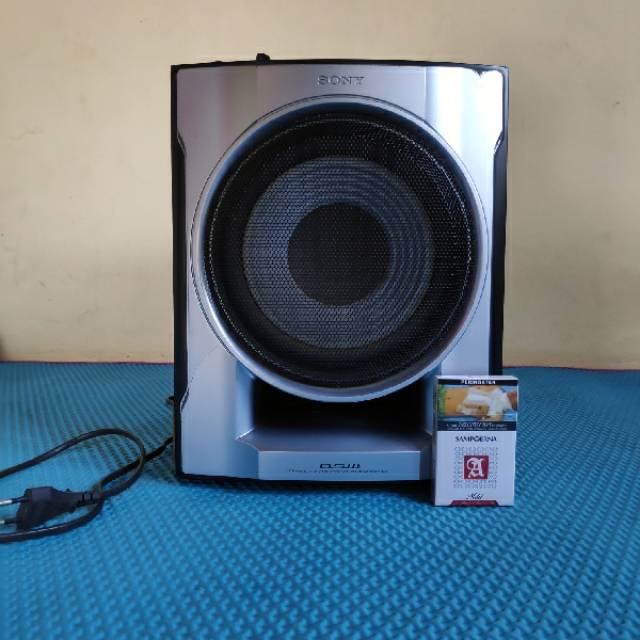 Jual Subwoofer active Sony SA - RV999D asli original sub woofer speaker Aktif speker bekas sab ...