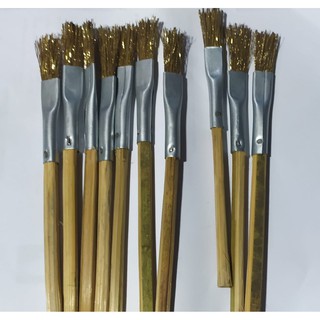 Jual Sikat Kuas Besi Kawat Kuningan Per 1 biji Kecil Pembersih Coil ...