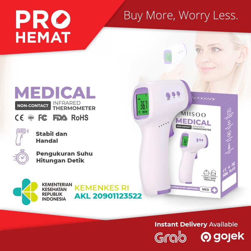 Jual PROHEMAT ( Harga Grosir ) Thermometer Digital Infrared Gun ...
