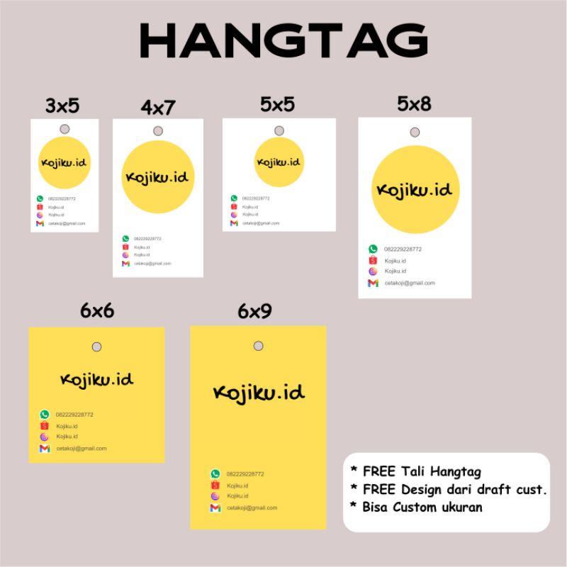 Jual Hang tag bonus tali hangtag custom hangtag label baju hangtag toko ... Jual Hang tag bonus tali hangtag custom hangtag label baju hangtag toko ...