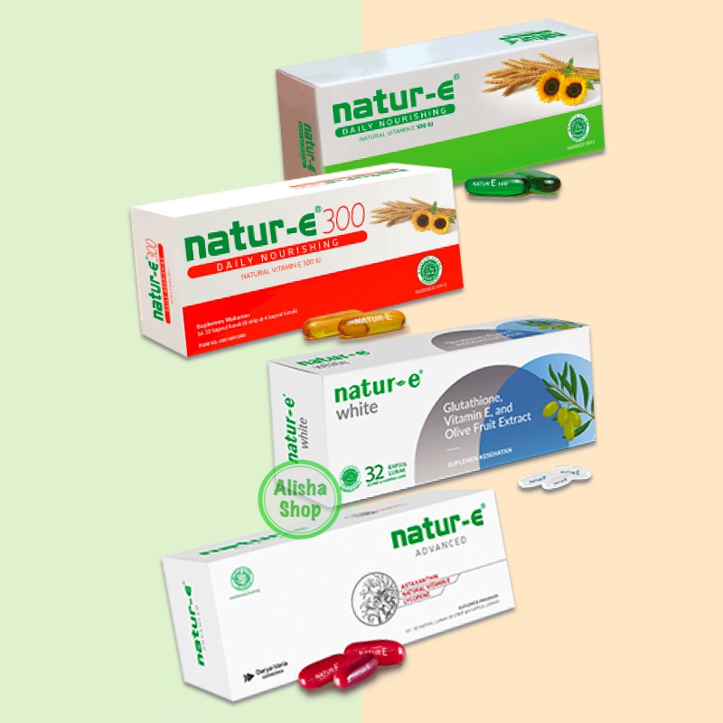 Jual Natur-E Soft Capsule E 100 IU | E 300 IU | WHITE | ADVANCED 16's ...
