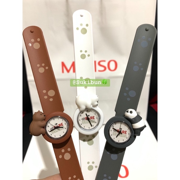 Jual Miniso We Bare Bears - Disney Jam Tangan Anak Collection Children ...