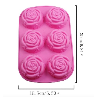 Cetakan puding bunga mawar loyang pudding loyang silicon jelly cetakan ...