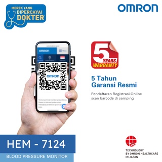 Jual Omron Tensimeter Digital HEM-7124 | Shopee Indonesia