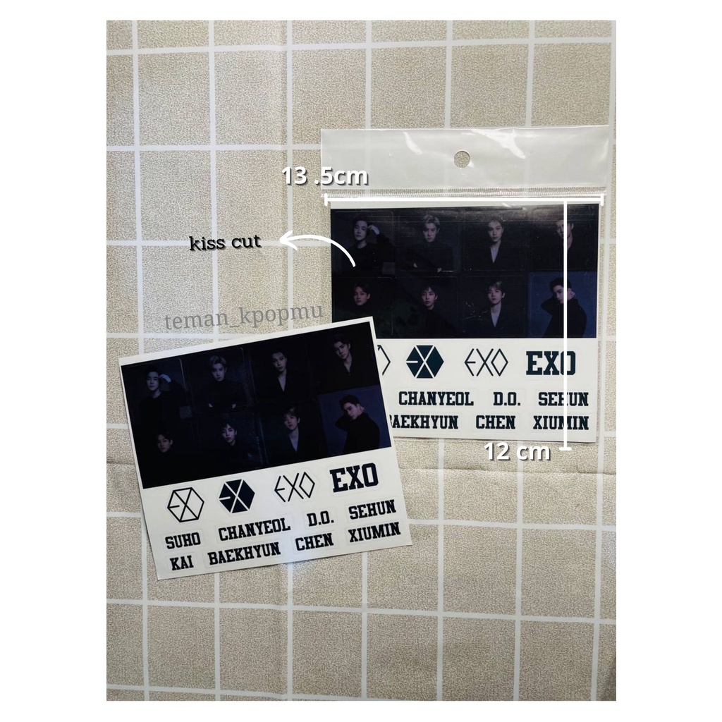 Jual Sticker Lightstick EXO - EXO Stiker light stik LS Sticker Light ...