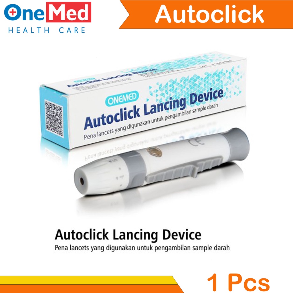 Jual Alat Cek Darah Lancing Device Autoclick / Pen Lancet Auto | Shopee ...