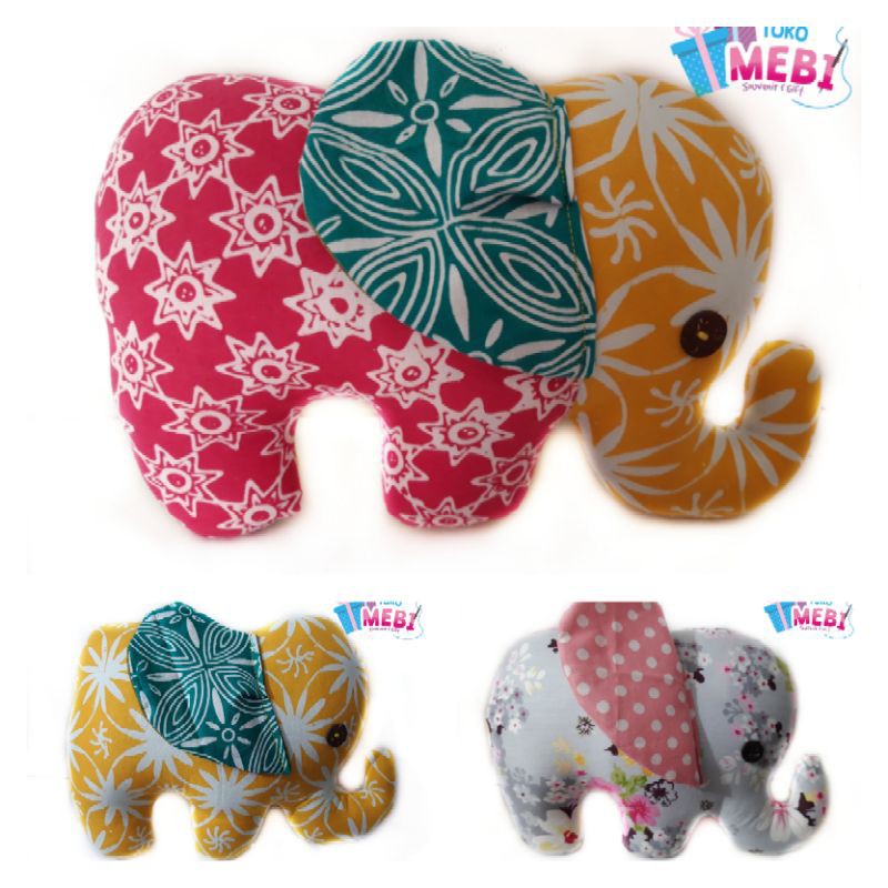 Jual Boneka Gajah Toko Mebi Boneka Batik Boneka Unik | Shopee Indonesia