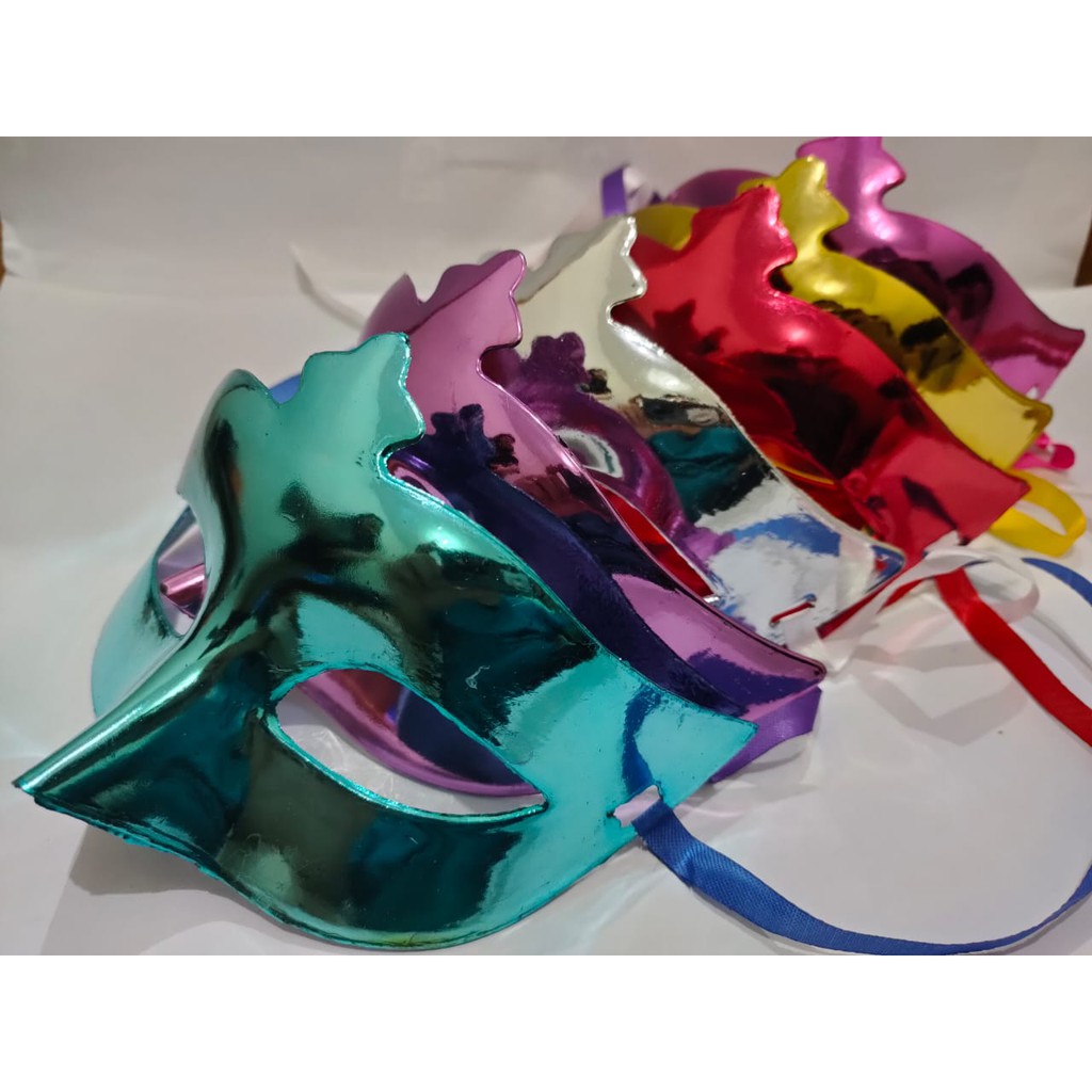 Jual topeng pesta polos mask wajah topeng topeng ukir party mask ...