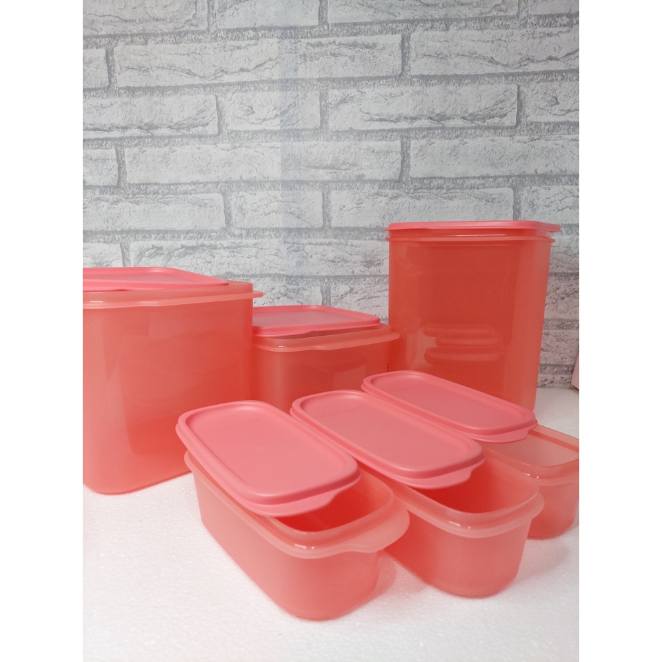 Jual Tupperware Smart Saver Oval atau Square Guava | Shopee Indonesia