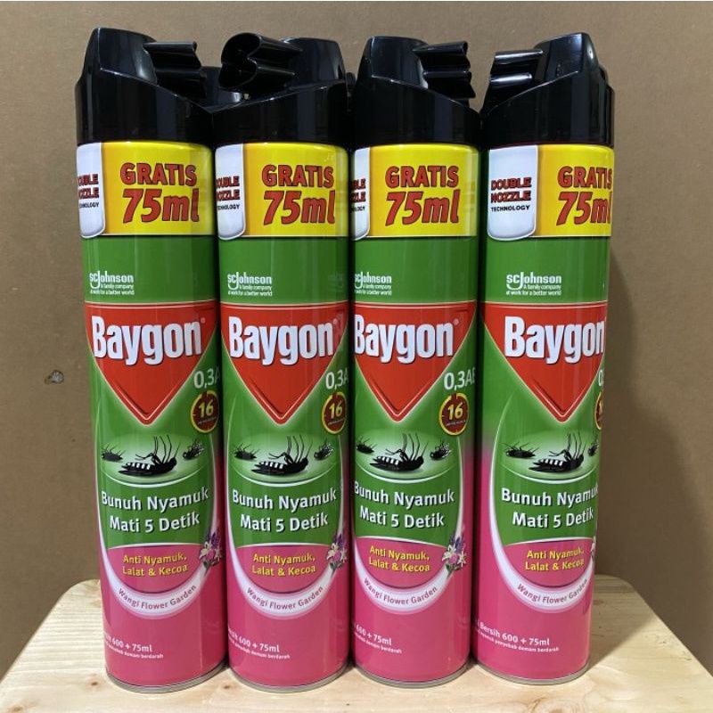 Jual Baygon / hit Aerosol 600ml Extra 75ml Extra 25% 675ml | Shopee ...