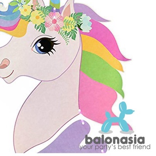 Jual Banner Balonasia Banner Unicorn Shape Lucu Ulang Tahun Anak ...