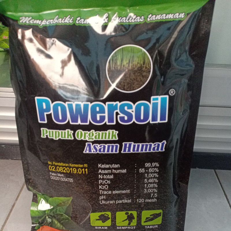 Jual pupuk organik power soil asam humat 500 gram | Shopee Indonesia