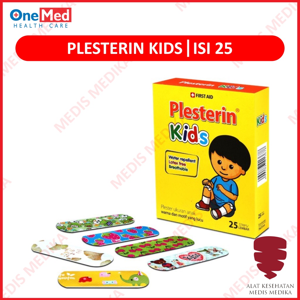 Jual Plesterin Kids Alat P3K Plester Penutup Luka Tangan Kaki Plaster ...