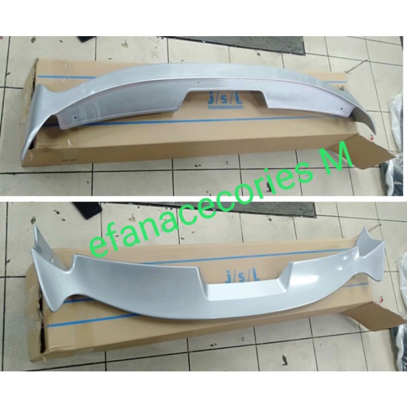 Jual spoiler expander model Mugen plastik warna silver | Shopee Indonesia