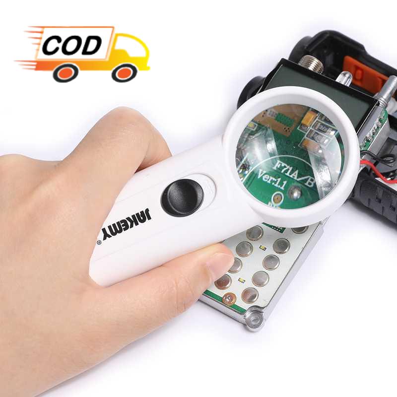 Jual Kaca Pembesar dengan Senter LED 8X Zoom Magnifier Alat Bantu Baca ...