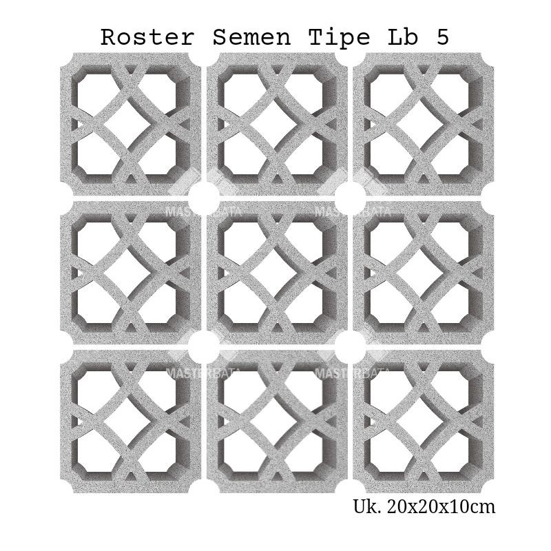 roster beton / roster semen / roster minimalis tipe motif Lb5 | Shopee ...