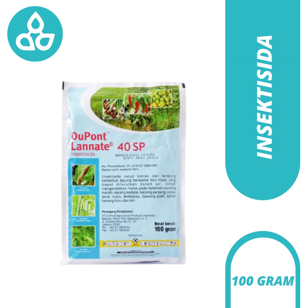 Jual Insektisida Obat Basmi Ulat Grayak Lannate 40 SP 100 gram | Shopee ...
