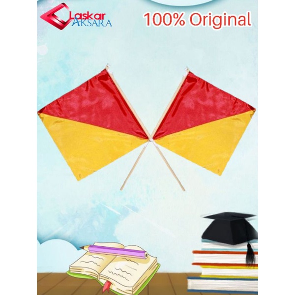 Jual Sepasang Bendera Semapur Pramuka + Tongkat | Shopee Indonesia