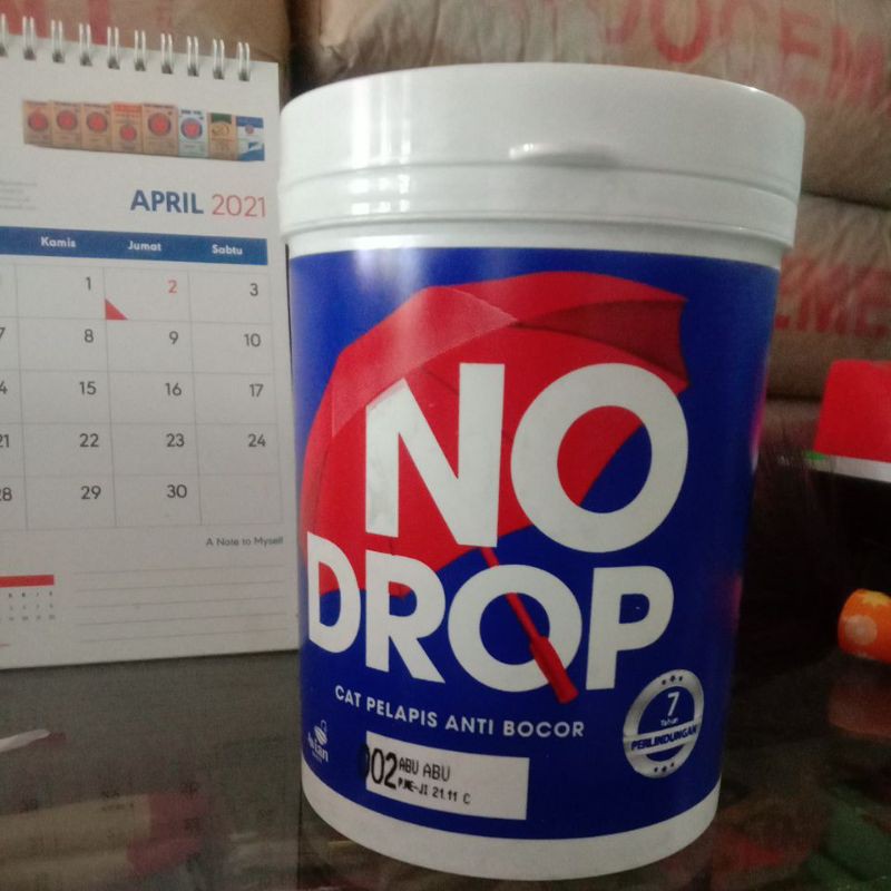 Jual NO DROP 1kg Warna Lengkap cat pelapis anti bocor | Shopee Indonesia