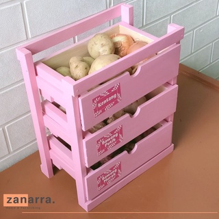 Jual Rak Bawang Susun Tempat Bawang Keranjang Bumbu Dapur Serbaguna ...