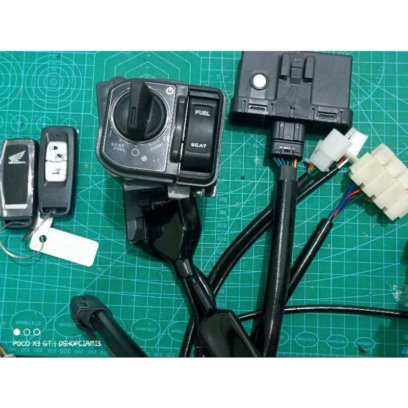Jual keyless pcx 160 full set ori pnp matik honda | Shopee Indonesia
