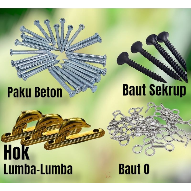 Jual Paku beton,skrup,baut o | Shopee Indonesia